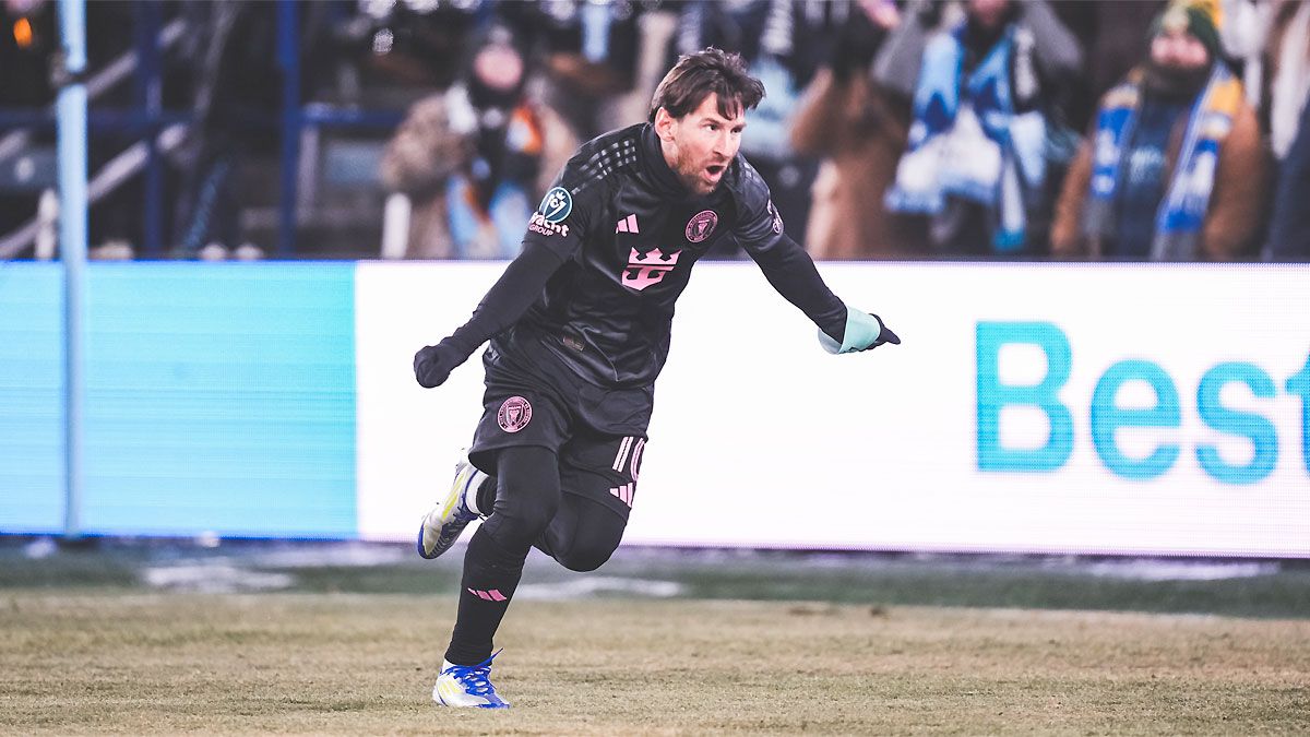 Bajo un frío extremo, Messi marcó un golazo para el triunfo del Inter ...